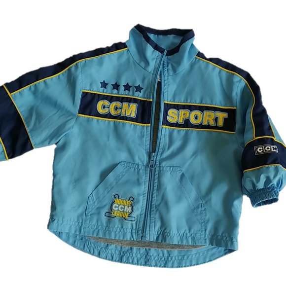 CCM | Jackets & Coats | Ccm Hockey Lightweight League Sport Blue Jacket ...